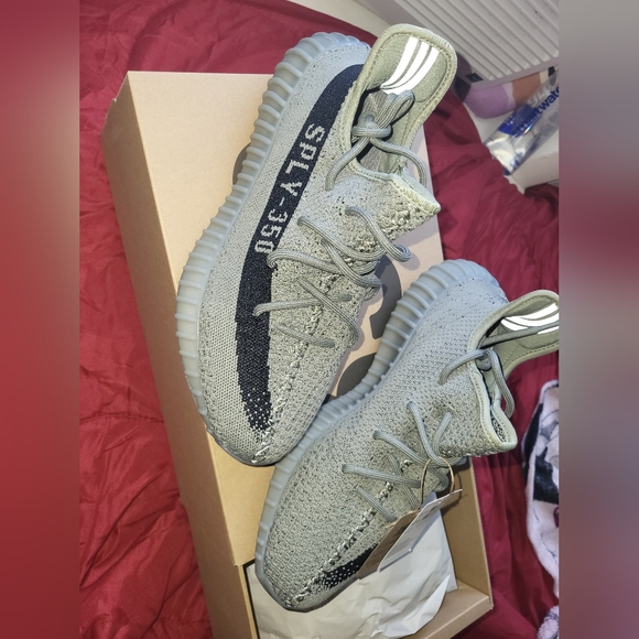 Yeezy | Shoes | Yeezys Cement And Black 35 V2 | Poshmark